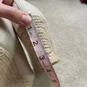 J. Crew | Shoes | Jcrew Seville Espadrille Wedges In Metallic Canvas 9 ...